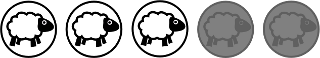 3 "meh" Sheep