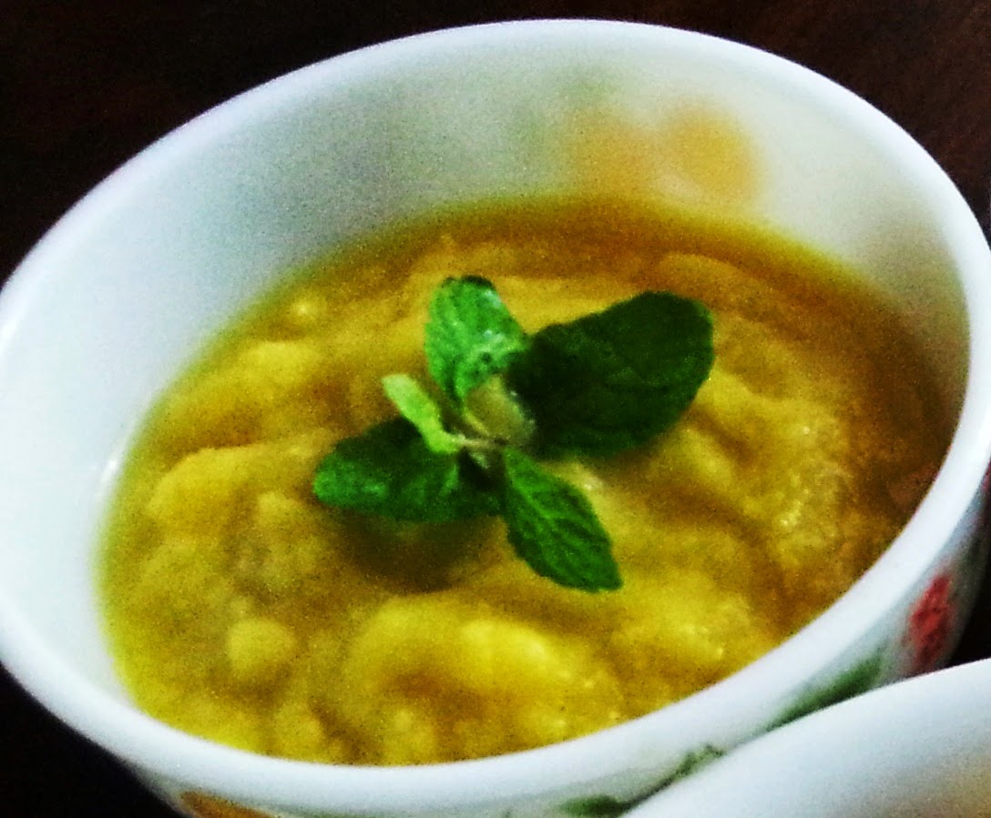 Paripoorna Paksiddhi : FRUITY PANI PURI / PANI PURI WITH MIX FRUIT JUICE