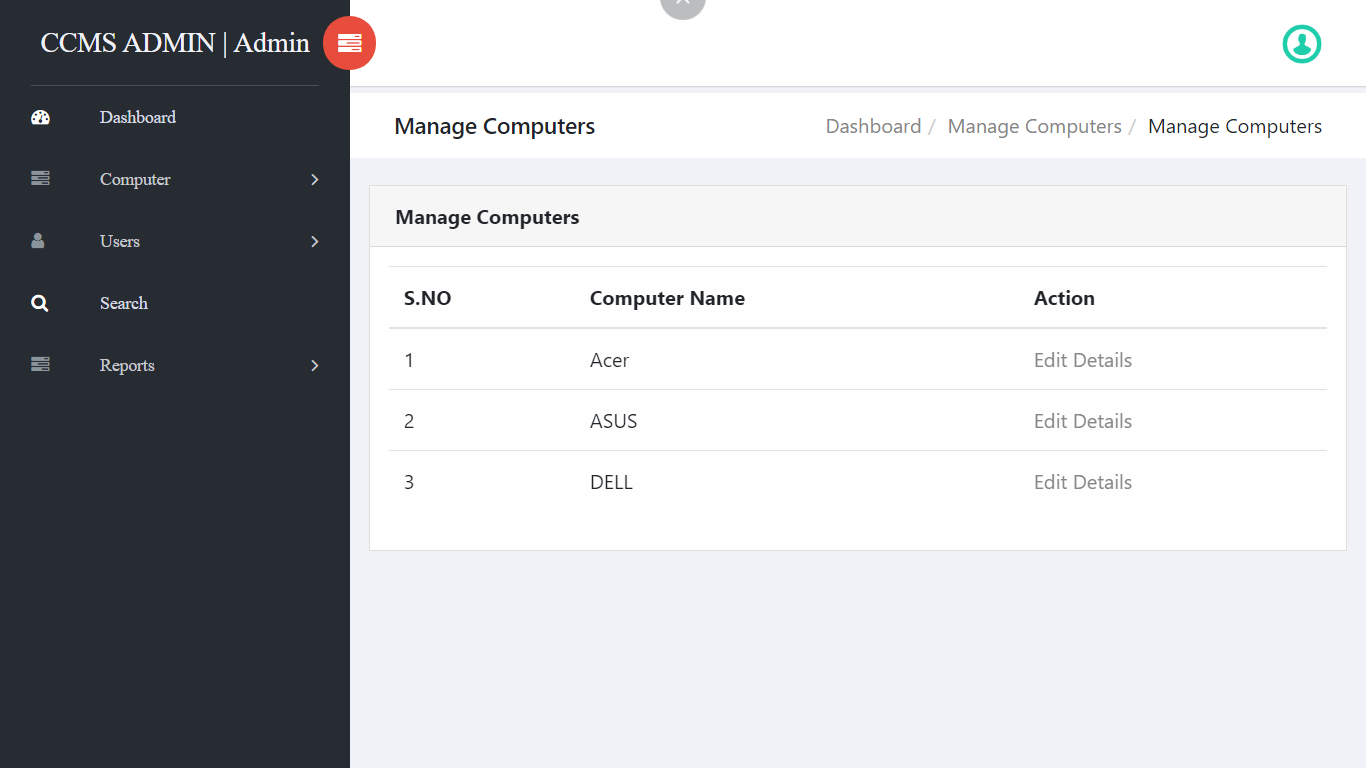 Free Source Code in php Cyber Cafe Management System