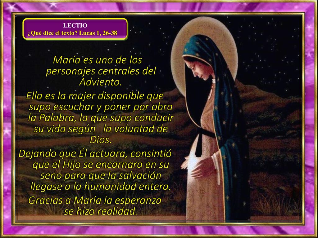 seguir la senda: Galería de imágenes: El Sí de María. 24 - Diciembre - 2017