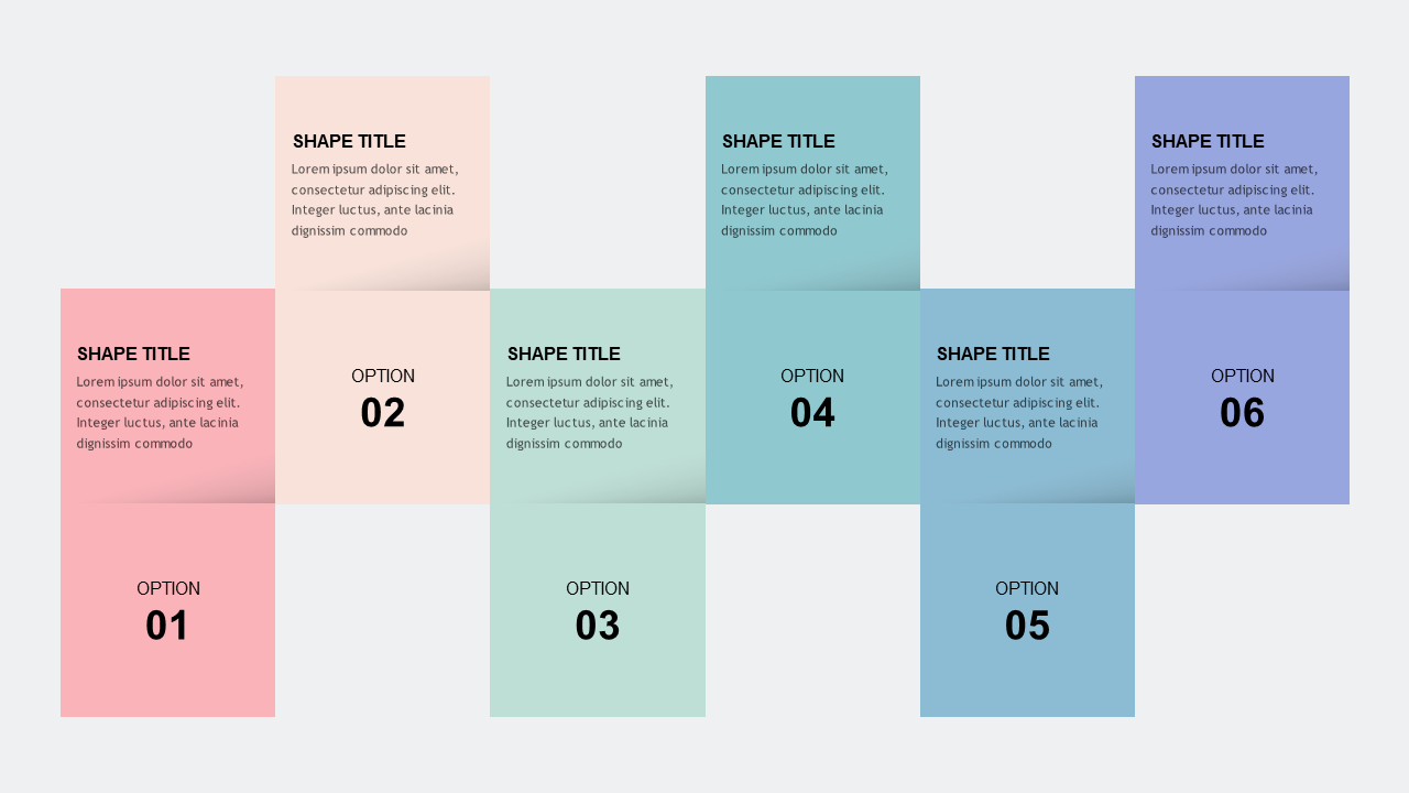 Block Array PowerPoint Templates - PowerPoint Free