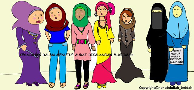 cara menutup aurat dengan sempurna | MiNaH nGokNgEk