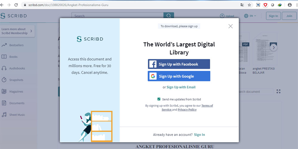 Cara Download File dari Scribd dengan Mudah Tanpa Login - Catatan Pak ...
