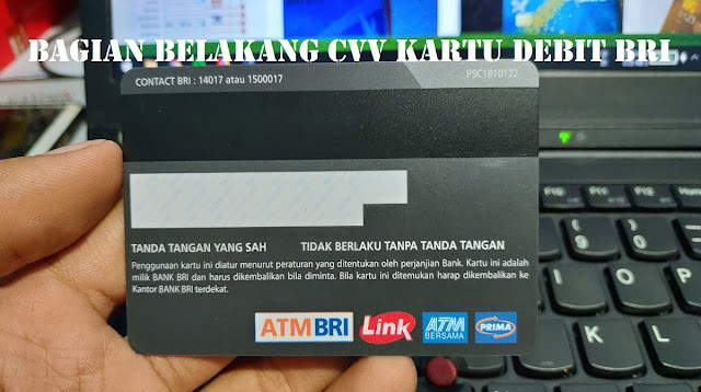 CVV Kartu Debit BRI 2022 - Sipulasia.com