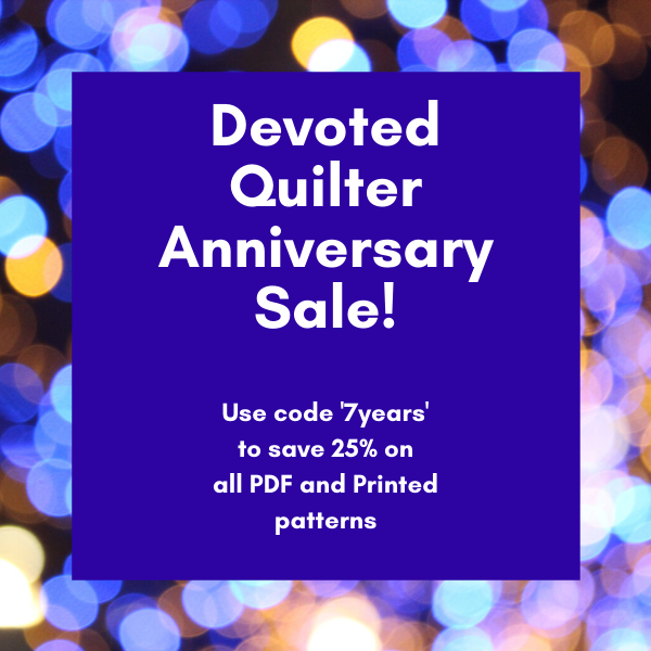 Devoted Quilter: Anniversary Sale and Formal Garden Finish and Pattern ...
