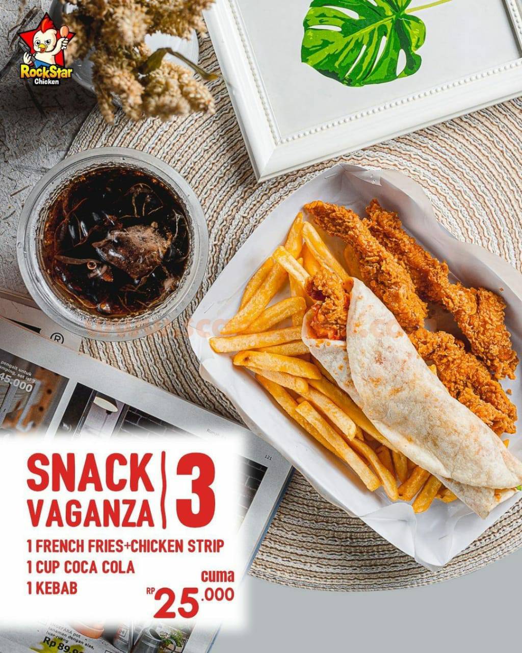 Promo Rockstar Chicken Paket Snack Vaganza - scanharga