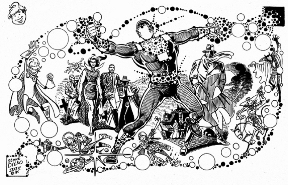 Cap'n's Comics: Static by Steve Ditko