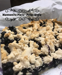 My Plate Diary Recipes: Mennonite Platz-Paleo Style