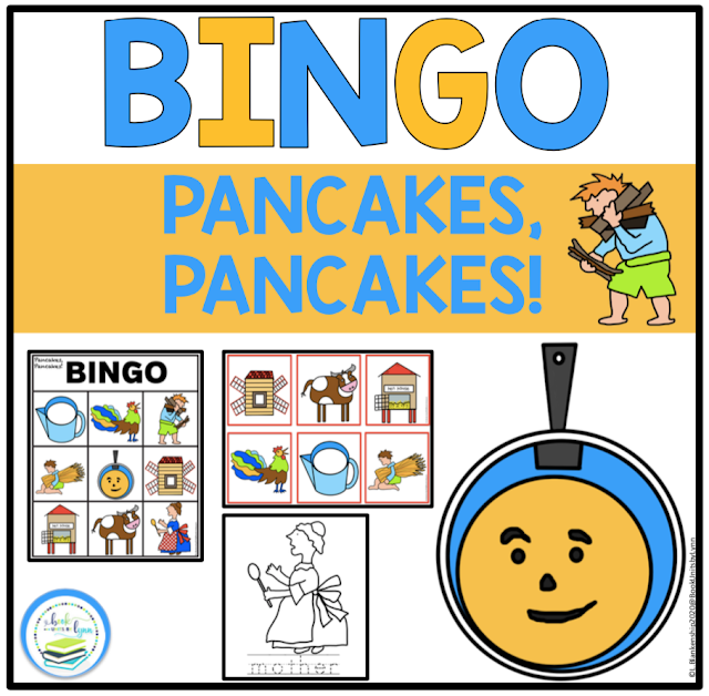 PANCAKES, PANCAKES! BINGO ~ Book Units by Lynn