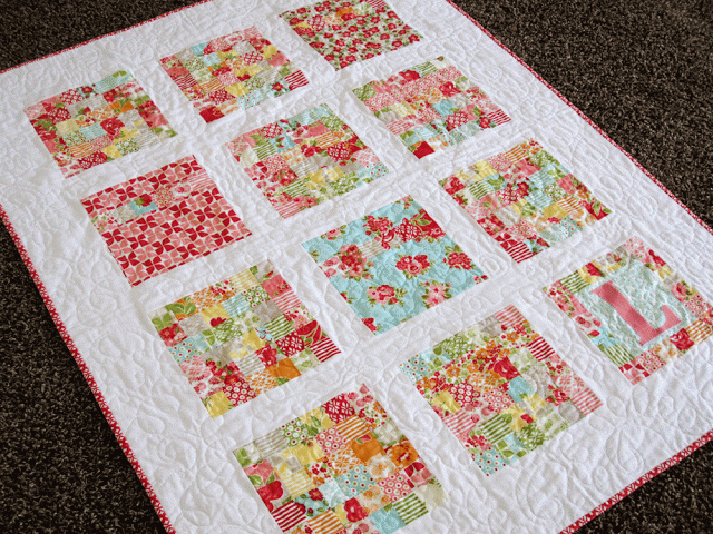 Tutoriales de Patchwork: SQUARES QUILT