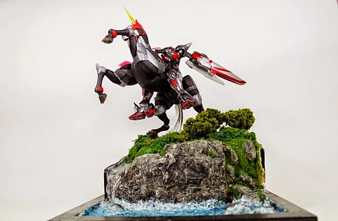 Gundam Family: HGUC 1/144 Master Gundam + Fuunsaiki Diorama Custom Build