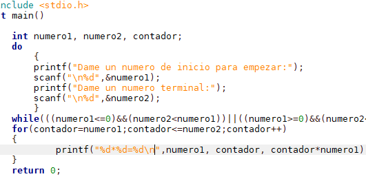 Tecnología Informática Javier 2ºBach A: PROGRAMACIÓN EN .c: For3: Tabla ...
