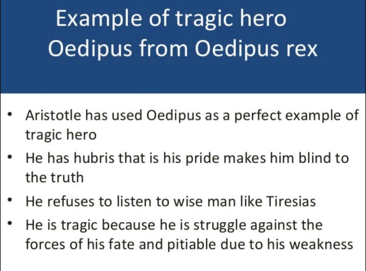 Poetics by Aristotle--An Ideal Tragic Hero And It’s Characteristics