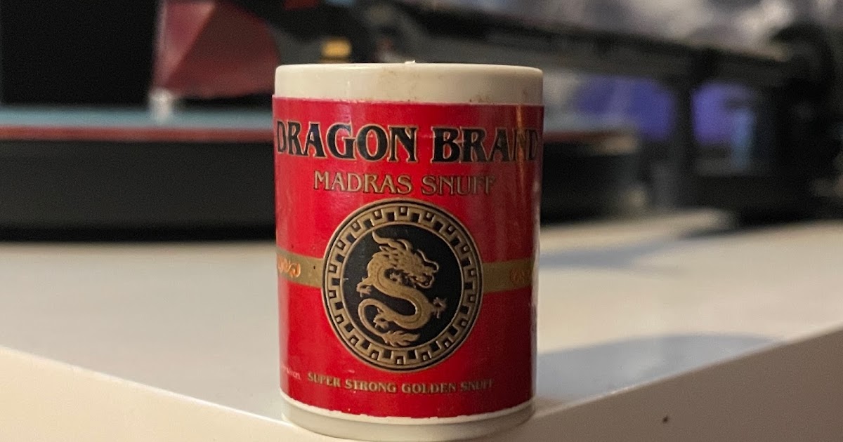 Dragon Brand Madras Snuff (Nasal Snuff) - Review. 3 October 2021.