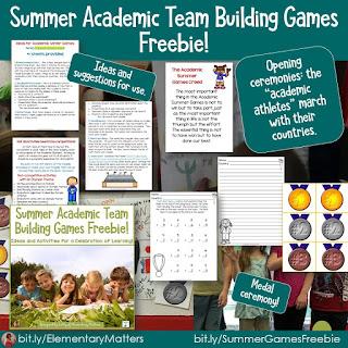 Elementary Matters: The "Summer Games" are Complete!