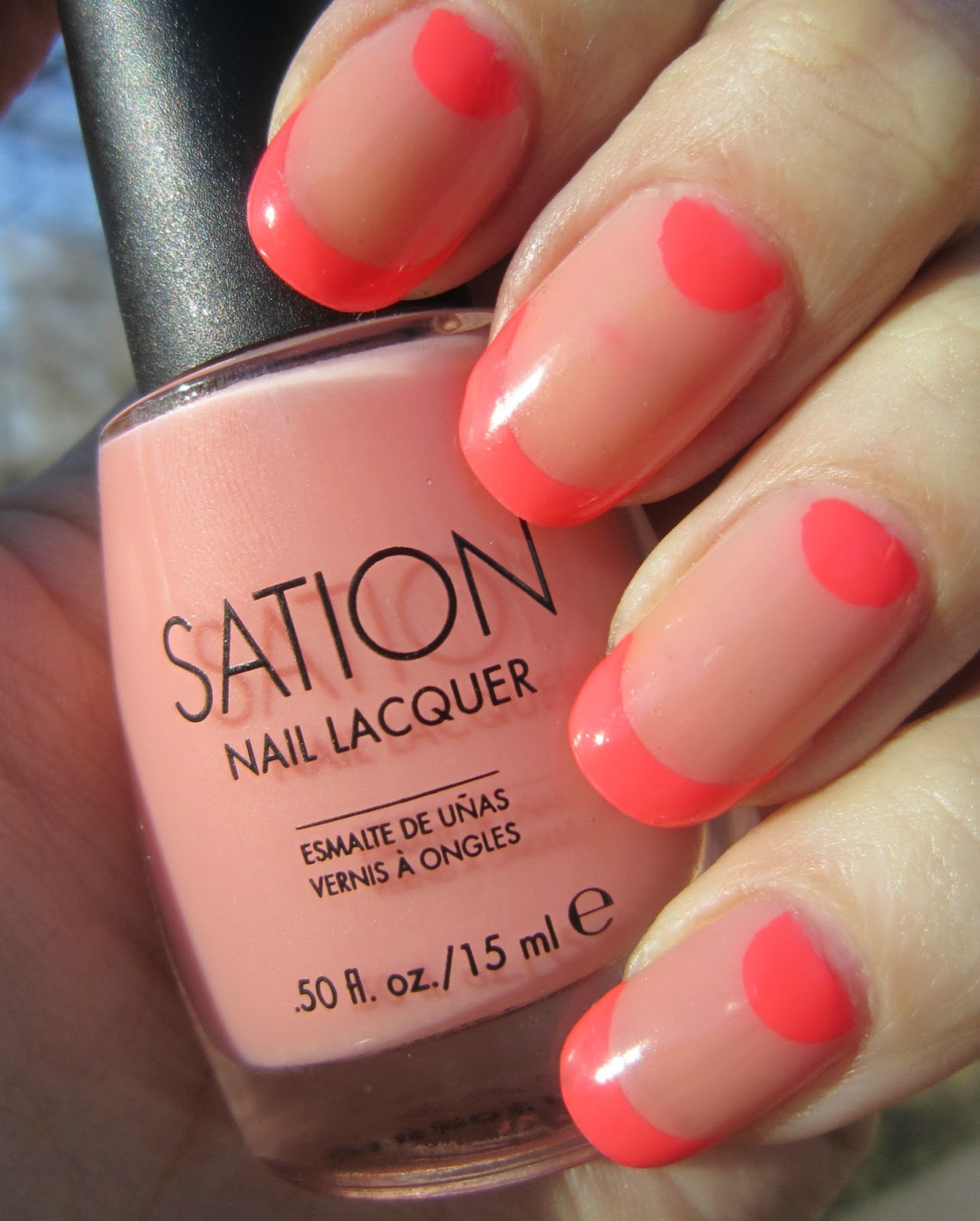 Sation Half Moon & French Nails