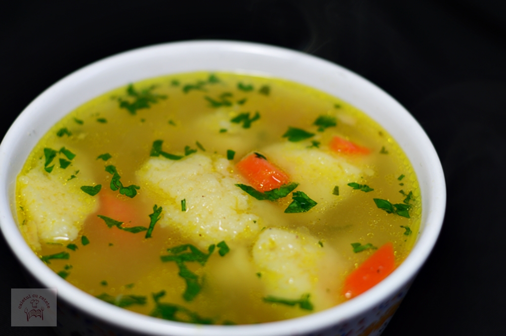 Supa de pui cu galuste - CAIETUL CU RETETE