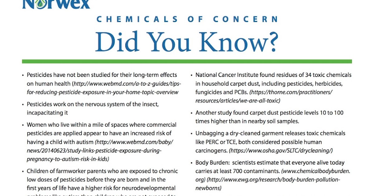Rebecca Lange Norwex Independent Sales Consultant Chemicals Of Concern
