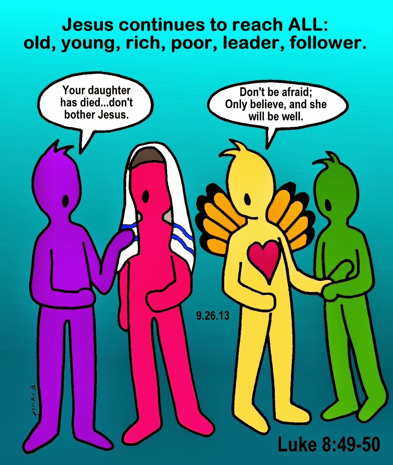 Scribbles, Scriptures, and the Spirit: GOSPEL OF LUKE - Chapter 8