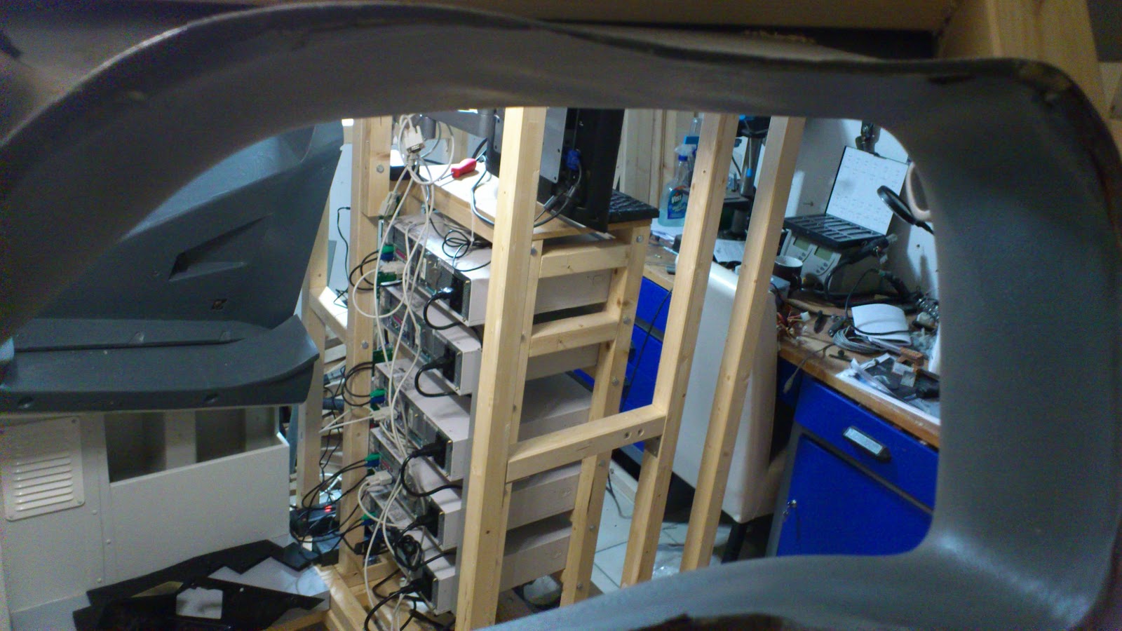 Boeing 737-800NG Fullsize Homecockpit: PC- Rack Finish and Run