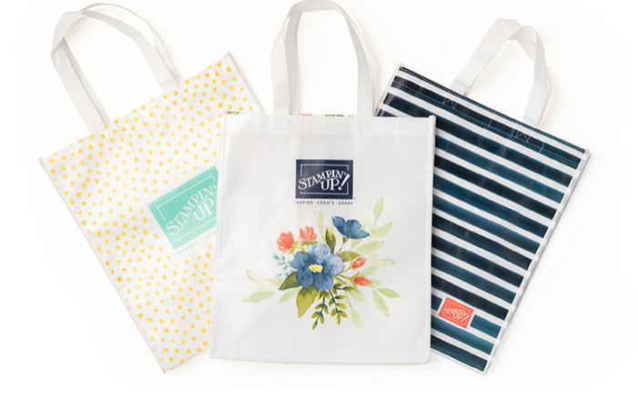 scrimpingmommy: Exclusive Stampin' Up! logo items