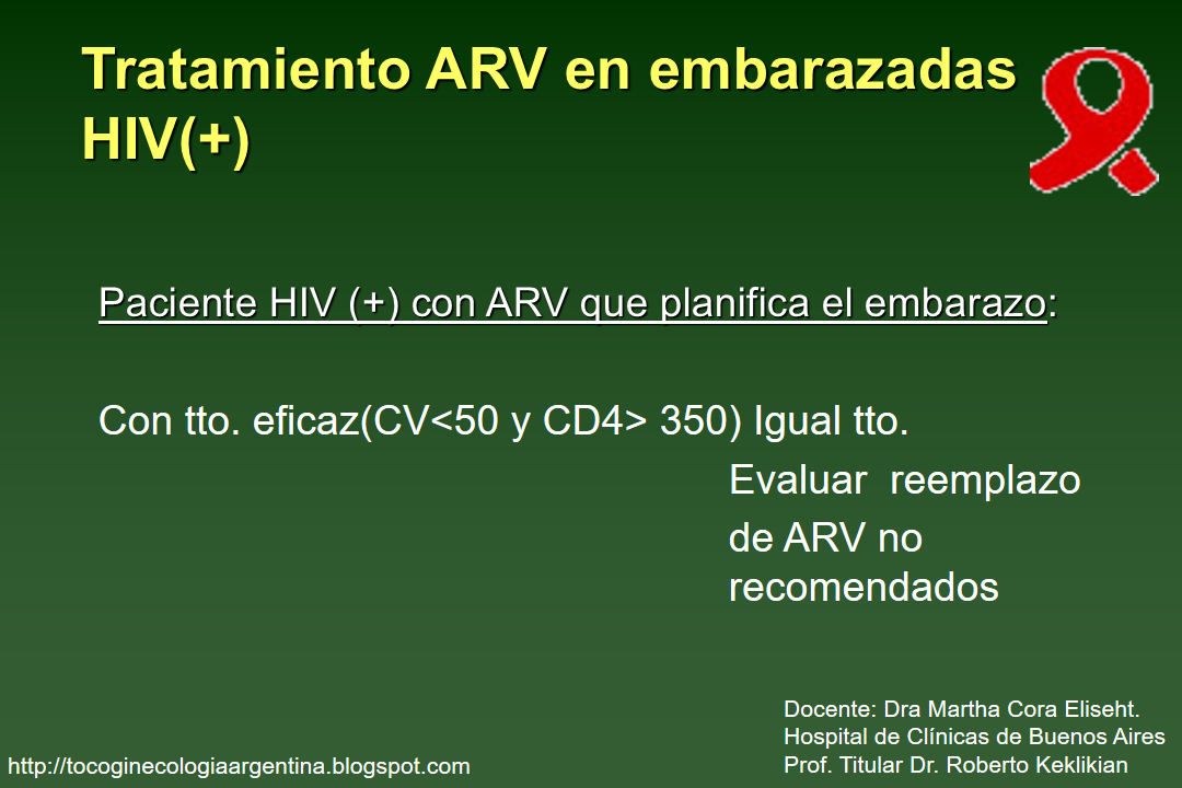 TOCOGINECOLOGIA ARGENTINA: HIV y embarazo