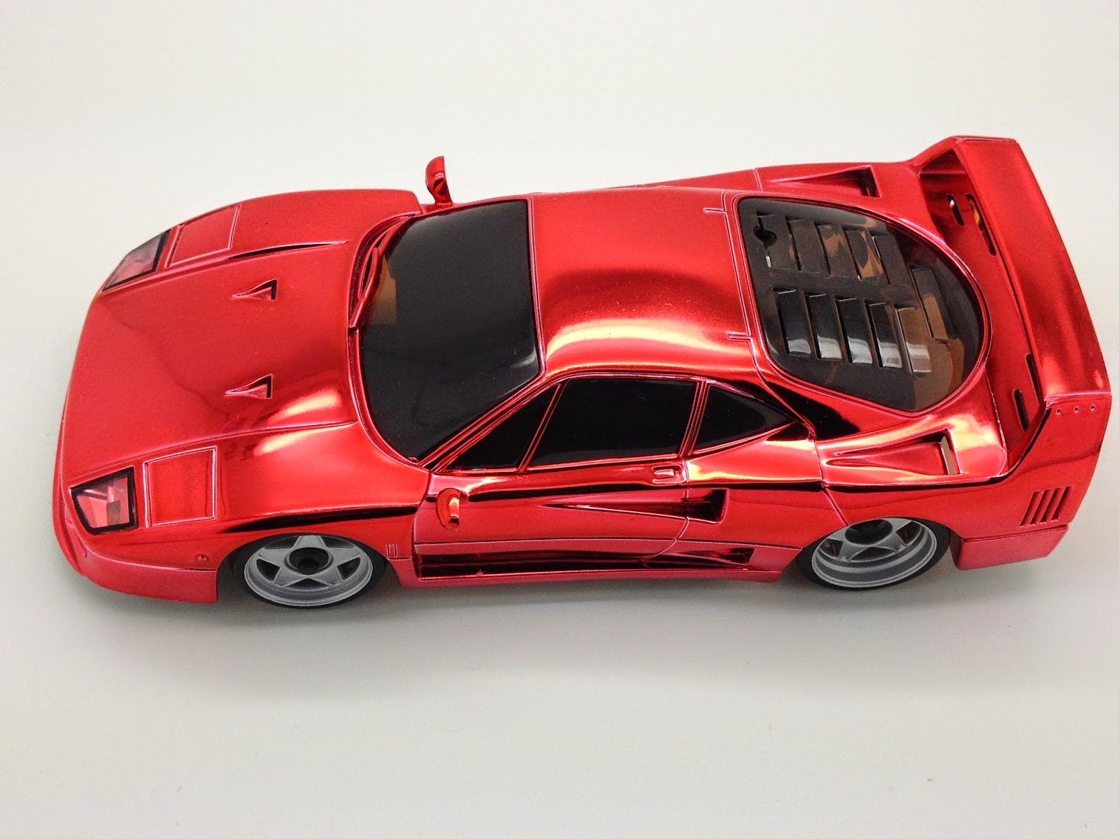 KYOSHOSAN: My Custom Mini-Z F40 Chrome Red