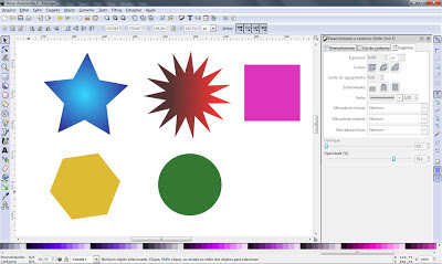 Trabajando con Inkscape: Trabajar con polígonos.