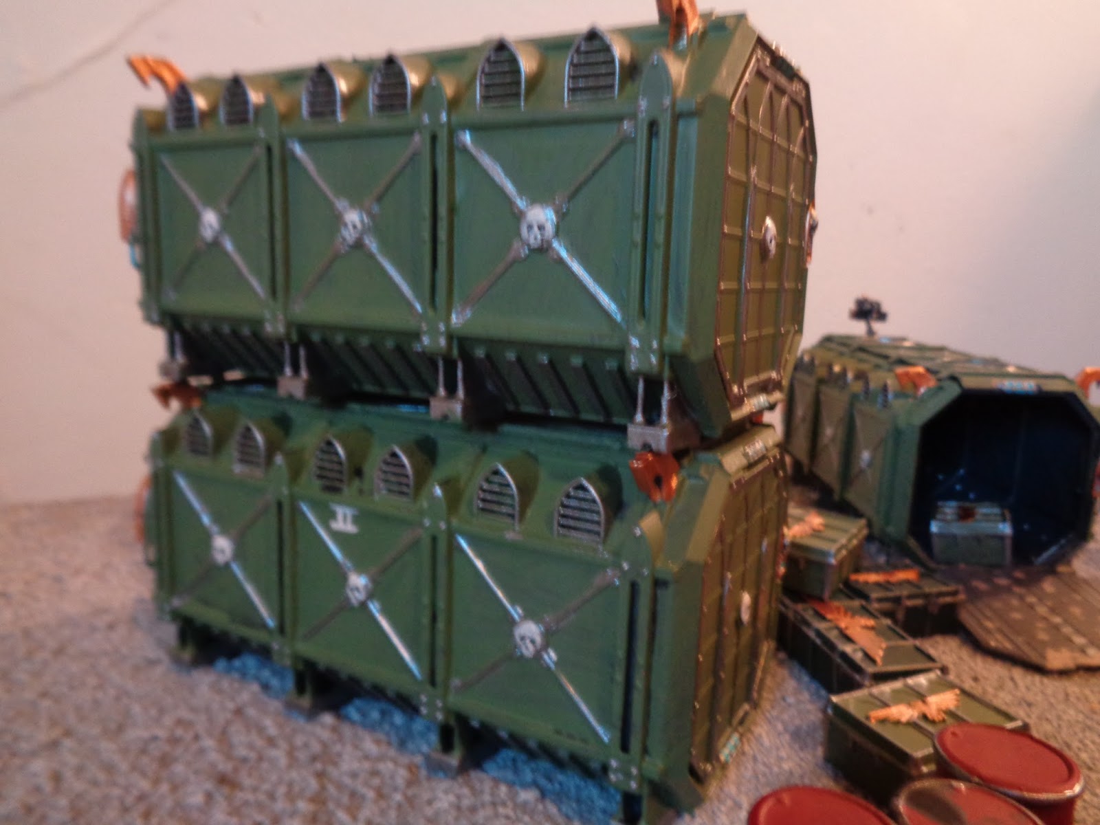 armored supply containers