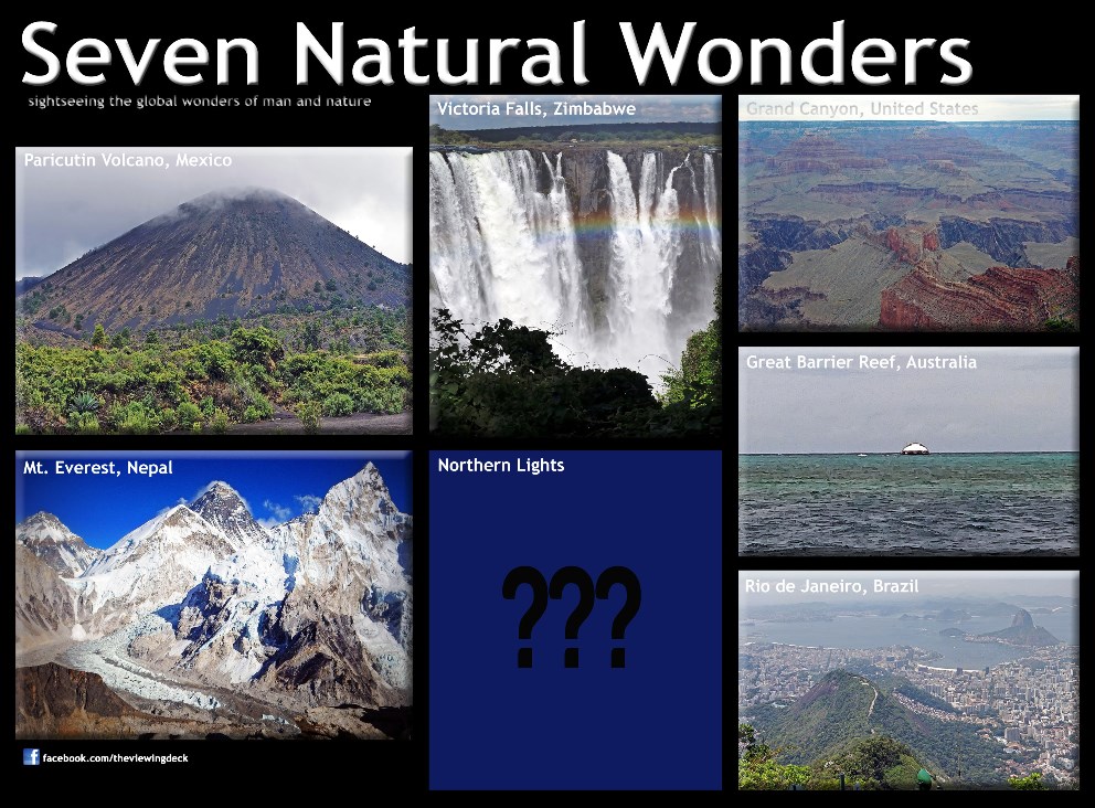 the viewing deck: Sightseeing the Seven Natural Wonders of the World