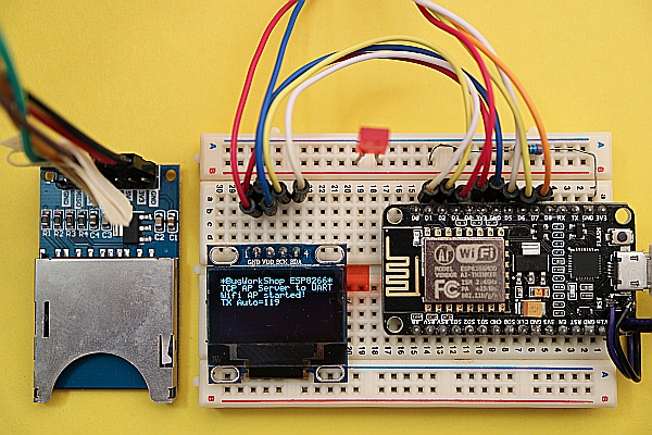 Bugworkshop 甲蟲工作室 Diy Esp8266:esp8266 模塊 Soft Ap Tcp Server 初始化程式(二十七)