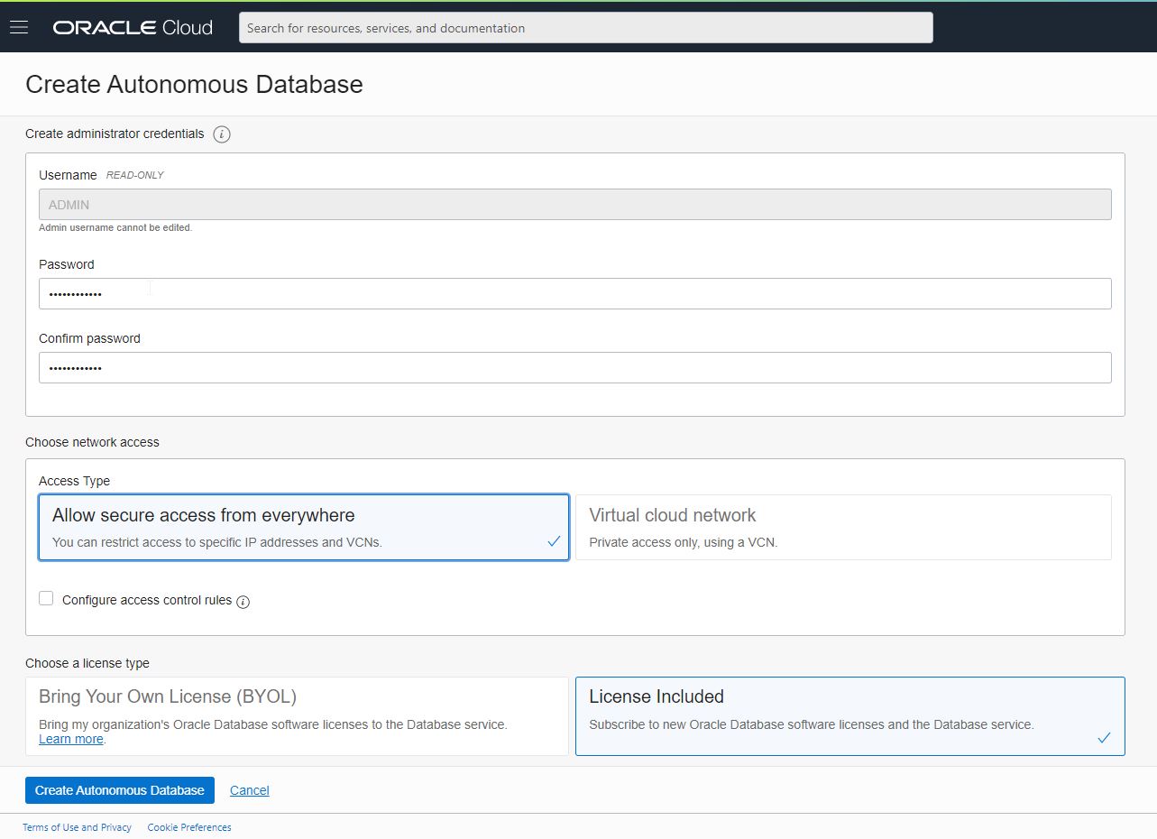 PL-SQL Argentina: Creando una base de datos Oracle 21c en Oracle Cloud