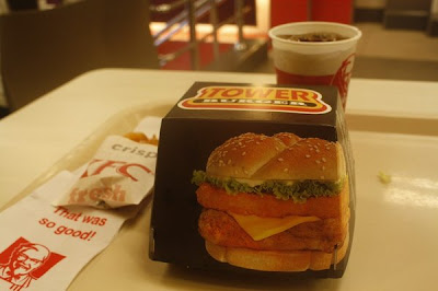 Overwhelming KFC Tower Burger - The Lazy Investor's Way