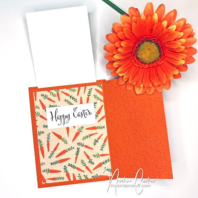 Fun Fold Easter Card ~ Nadine Carlier