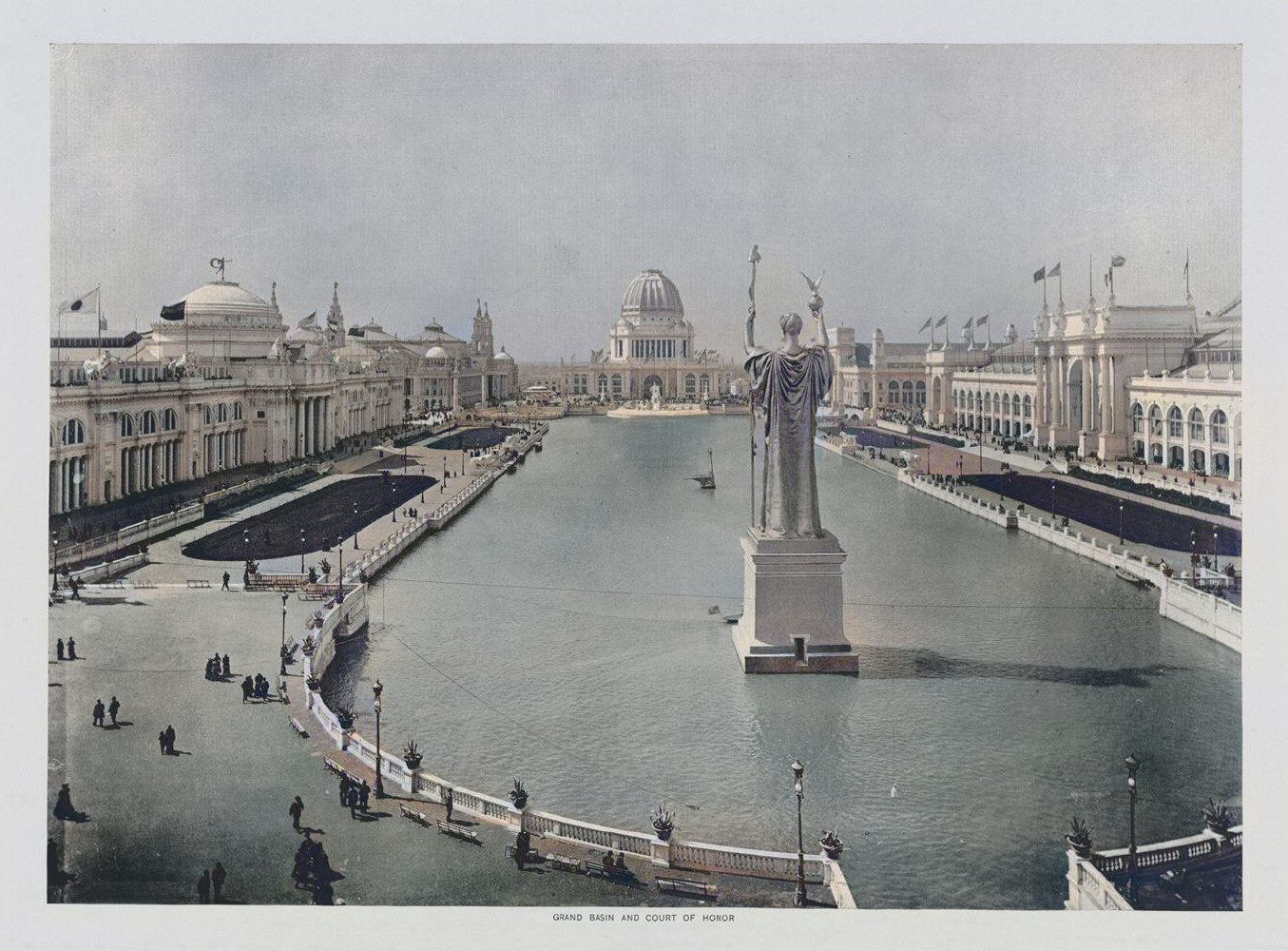 The 1893 Chicago World's Fair in Color using Artificial Intelligence