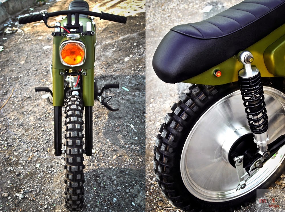 Honda Cub Cafe Racer siêu ấn tượng, một ý tưởng tưởng chừng như không ...