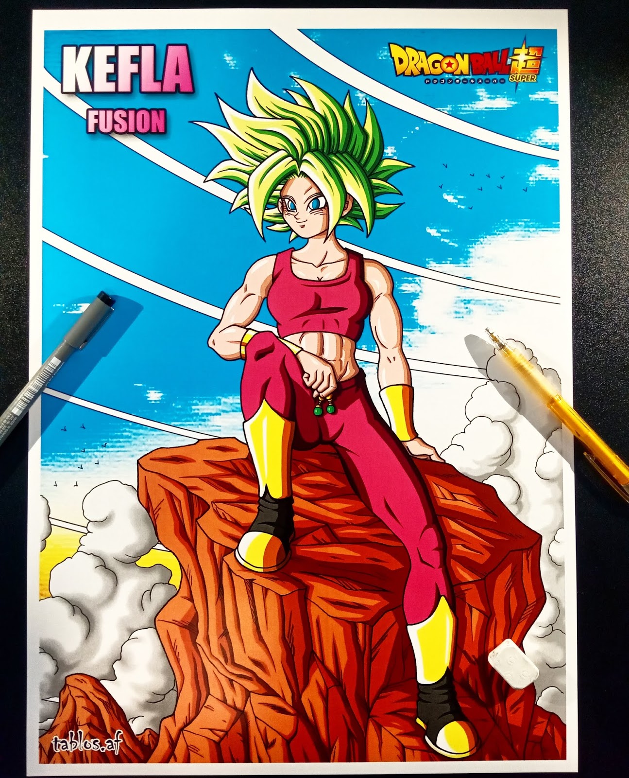 Dragon Ball AF: COMMISSION FINISHED: KEFLA FUSION