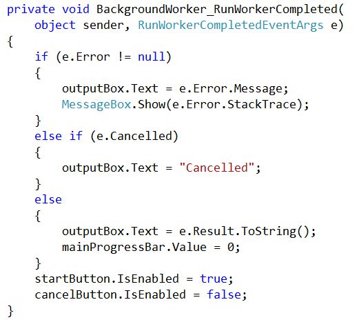 Jeremy Bytes: BackgroundWorker Component and MVVM