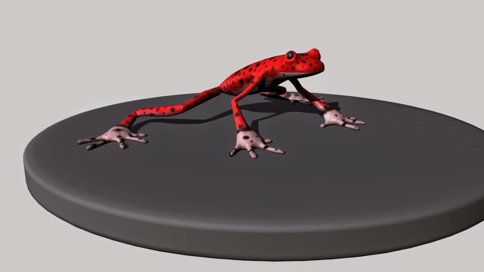 Jeff's 3D Models Blog: Organic Modeling - Frog