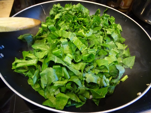 Cuisine en folie: Galettes de polenta aux blettes et aux champignons ...