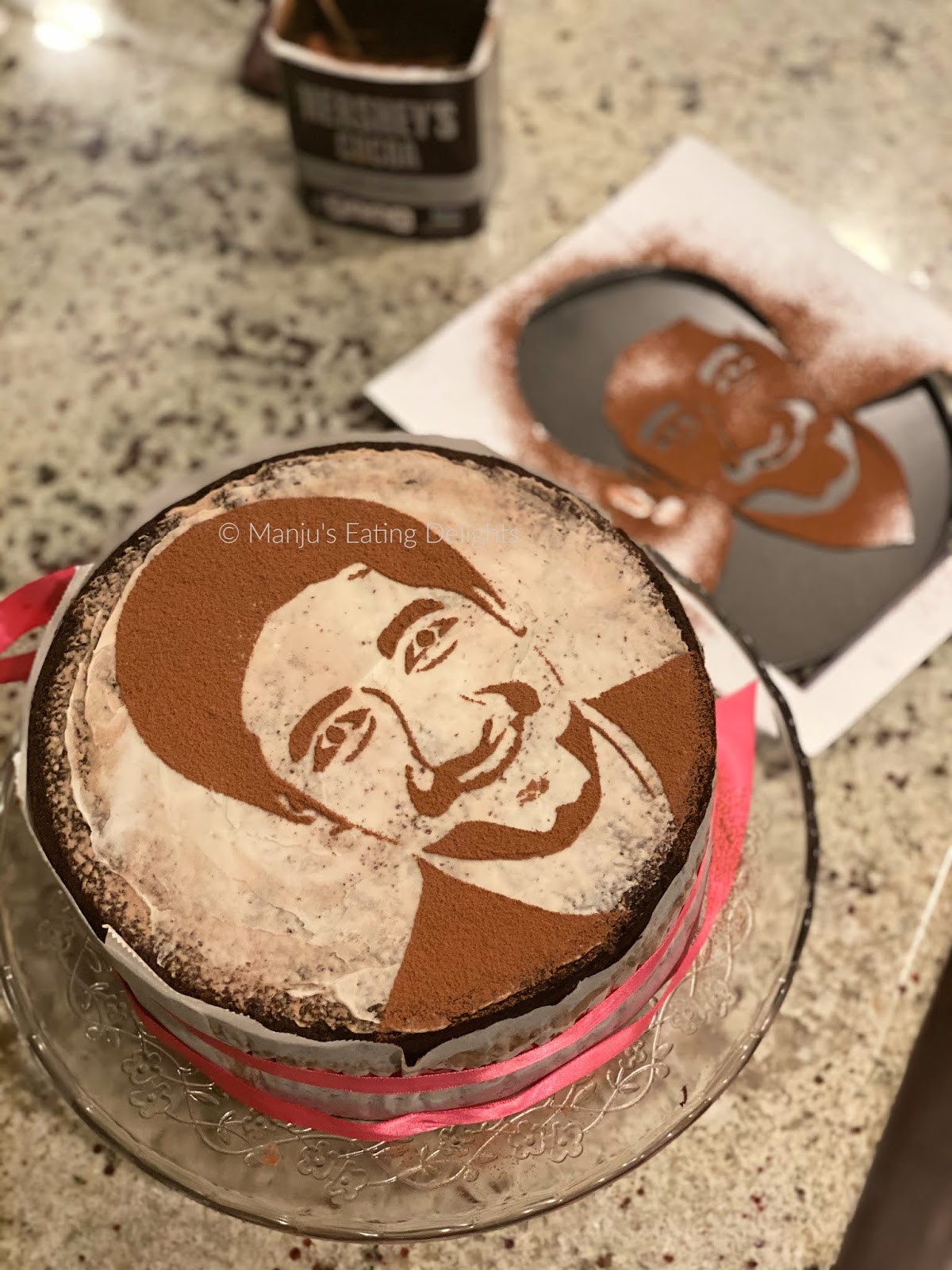 Manju's Eating Delights: Chocolate Fraisier | Portrait Cake