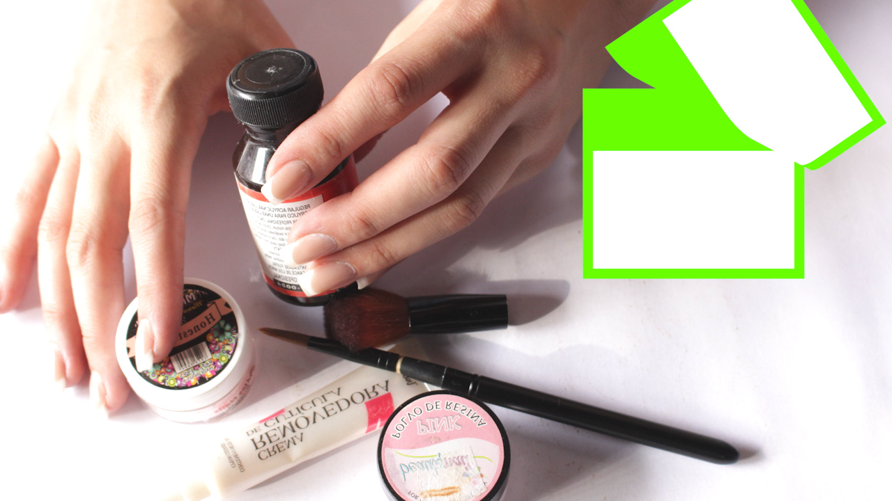 Apply tip & dip nail extensions at home