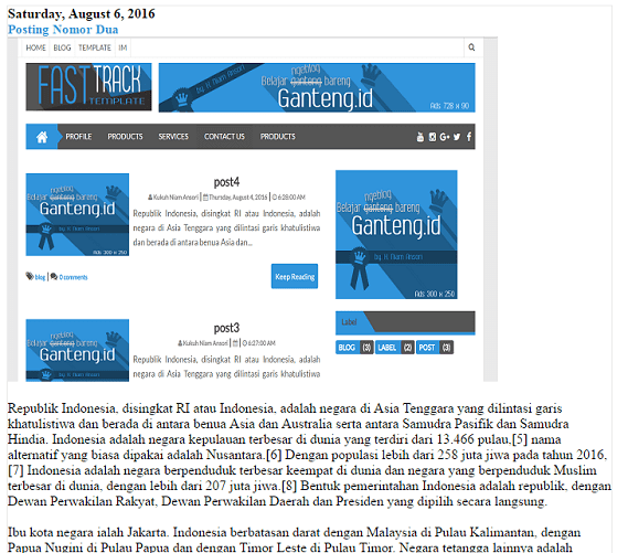 Cara Mempercantik Tampilan Blog dengan Modifikasi Tampilan Postingan ...