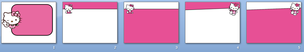 Coretan Rissa: Hello Kitty 3 Powerpoint Template