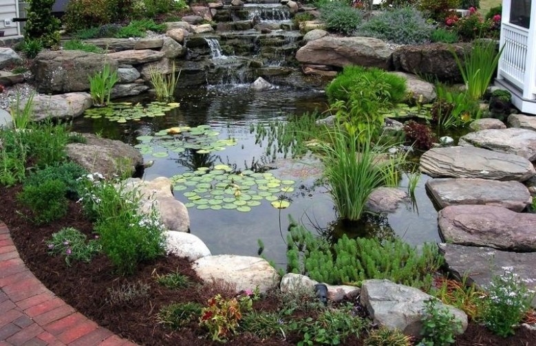 47 Beautiful Fishpond Design for Backyard | ARA HOME
