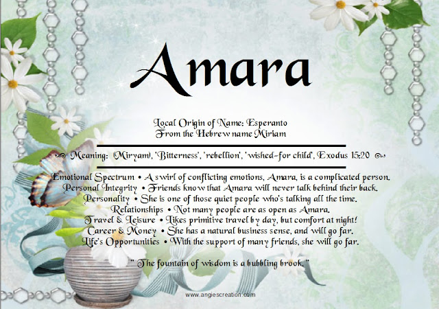 Amara | Unique Names