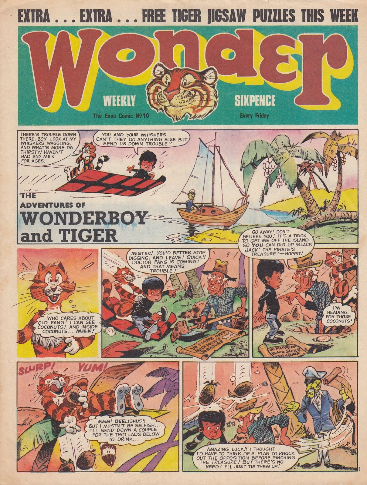 Boys Adventure Comics: Wonder comic from Esso - covers gallery, part 1 of 2