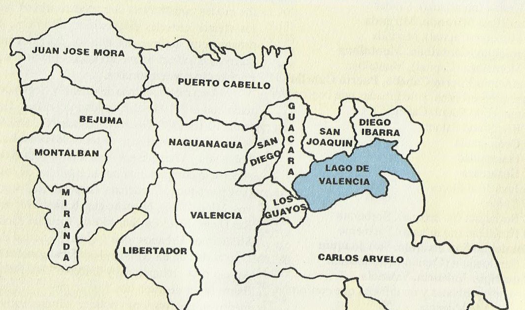 Carabobo y su geografía: Situación geográfica actual