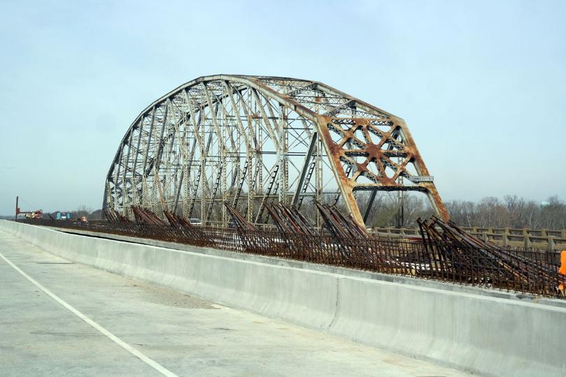 Industrial History: O.K. Allen 1936-2015 Bridge over Red River in ...