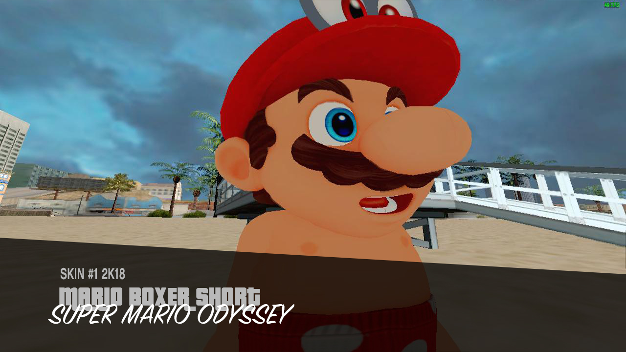Mario Boxer Short Super Mario Odyssey - TalenGames
